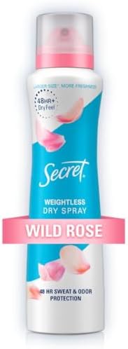 Amazon.com : Secret Dry Spray Antiperspirant Deodorant for Women, 48hr ...