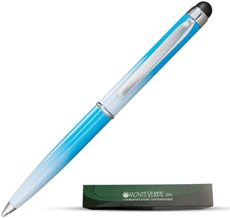Amazon.com : Monteverde USA Poquito Stylus Pen - Blue/Light Blue ...