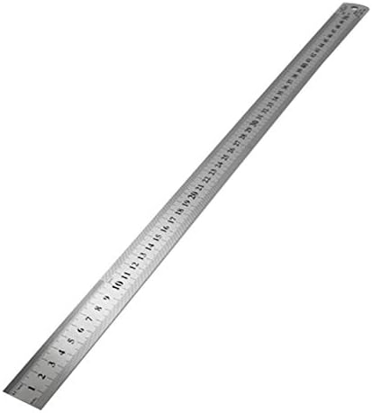 Utoolmart Straight Ruler 500mm 19.7Inch Metric 28mm Width Stainless ...