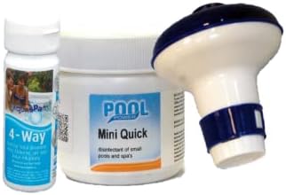 Outdoor Pool Water Treatment Starter Kit for pools and spas- 500g of ...