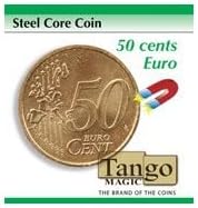 Amazon.com: Steel Core Coin by Tango - 50 Cent Euro : Toys & Games