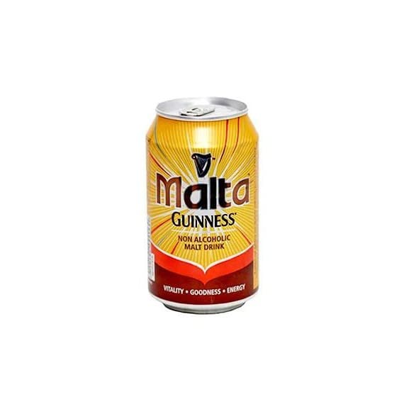 Malta Guinness Can 330ml From Nigeria - Non-Alcoholic Malt (Pack of 6 ...