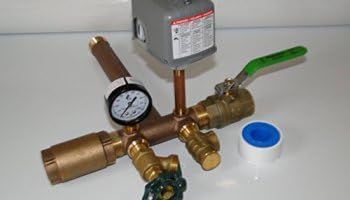 1.25 x 14 Tank Tee Installation Kit w/ VALVES for Water Well Pressure ...