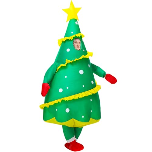Snapklik.com : Inflatable Christmas Tree Costume Inflatable Tree ...