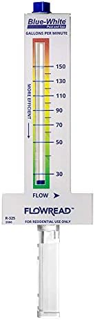 Amazon.com: Blue-White FLOWREAD® R-320, 20-120 GPM, Acrylic Flow Meter ...