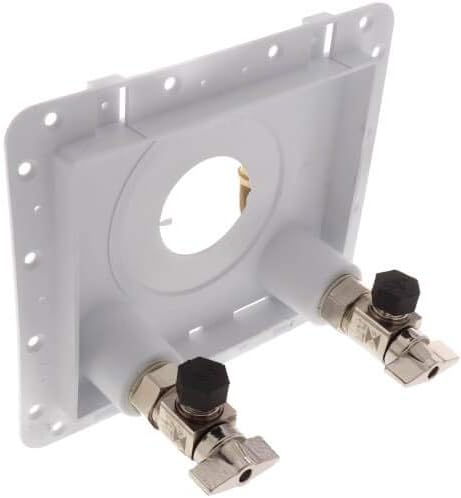1/2" F1960 PEX Inlet x 3/8" OD Compression OmniPanel Dual Valve Access ...