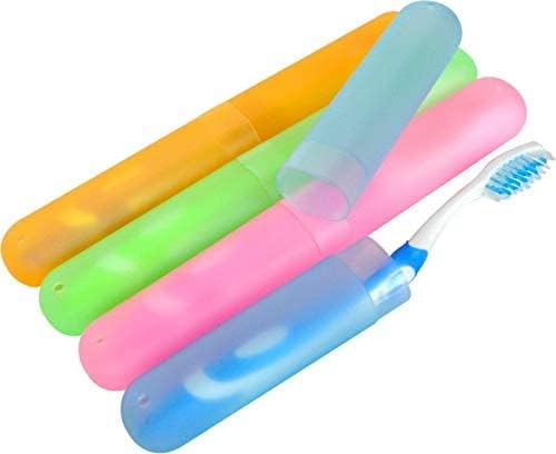 Anti Bacterial Toothbrush Container (Pack of 4)- Tooth Brush Cap, Caps ...