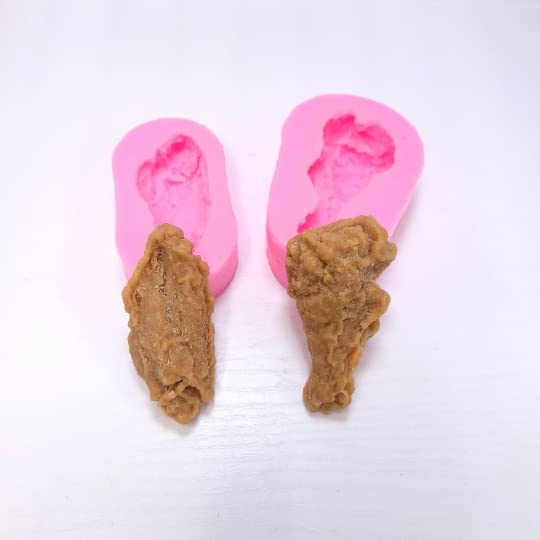 Amazon.com: Realistic Chicken wings wax melts mold chocolate cake ...