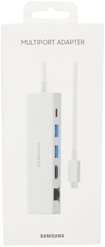 SAMSUNG Multiport Adapter - USB C, USB C, HDMI FHD& RJ45 Silver ...