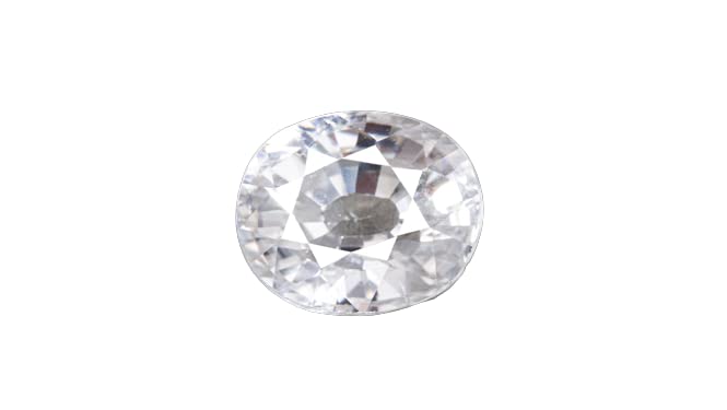 Royal Gems Oval Zircon For Ring & Earring 6 Carat IGL Lab Certified ...