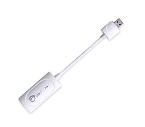 SIIG JU-NE0621-S2 USB 3.0 to Gigabit Ethernet 1Gb/s RJ45 LAN Adapter ...