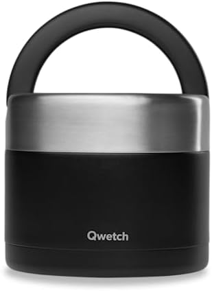 QWETCH - Lunch Box Isotherme Inox avec Poignée - Anémones 850ml - Boîte ...