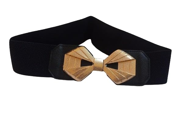 Buy Justin dustin Women's Elastic Waist Bow Belt for Dresses and Gowns ...