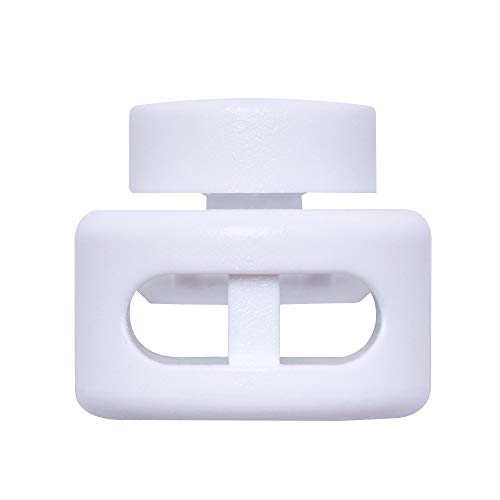 Snapklik.com : DYZD Double Hole Cord Lock Stoppers Plastic Spring Stop