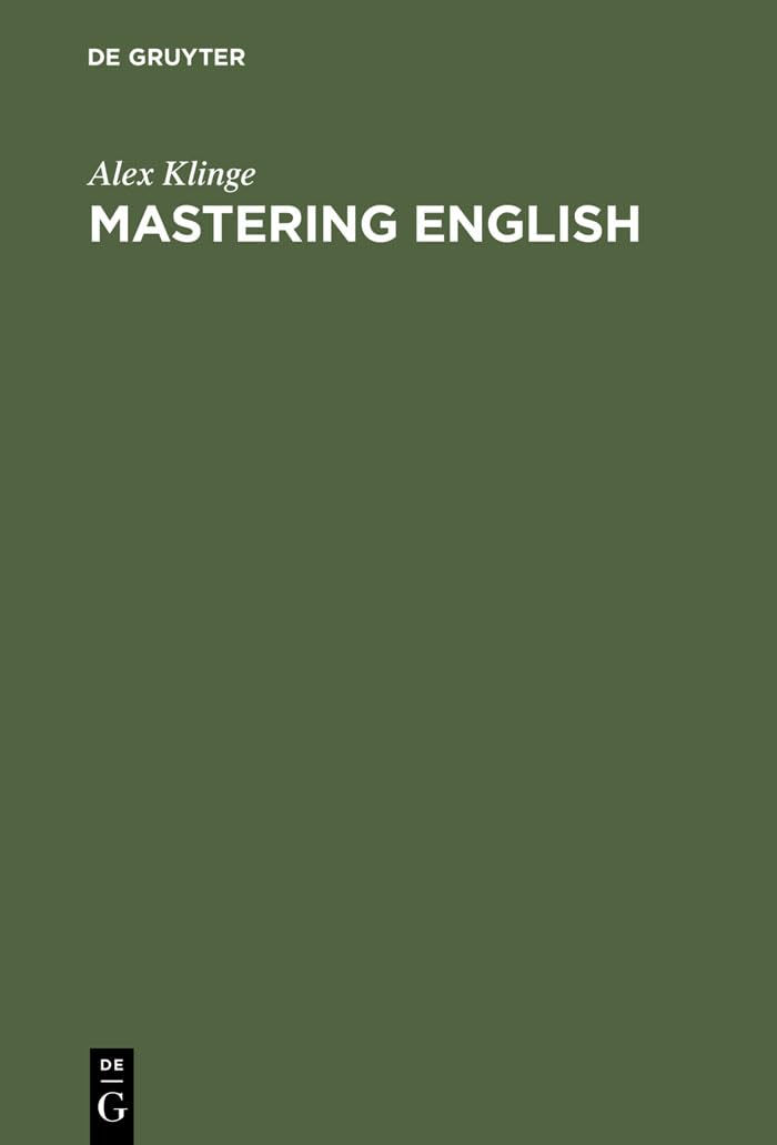 Amazon.com: Mastering English: A Student's Workbook and Guide ...