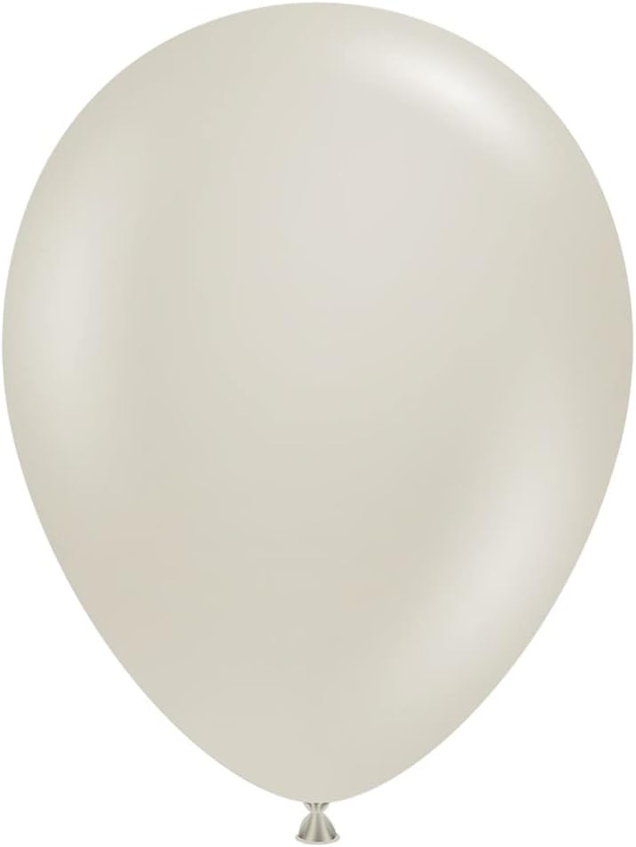 Amazon.com: BalloonsFast.com Tuftex Stone Gray Party Latex Balloons, 5" : Home & Kitchen
