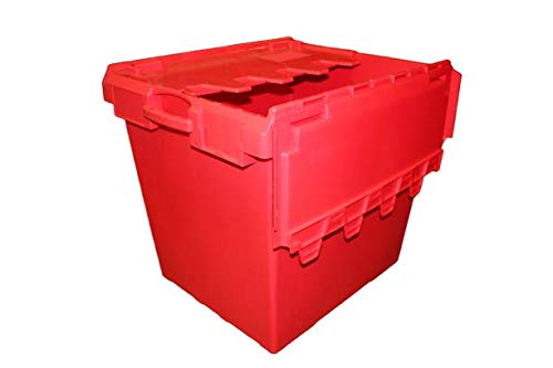 1x New 170 Litre Extra Large Plastic Lidded Crate Office Storage ...