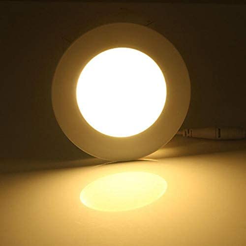 Buy RADIANT LED 8 Watt Slim Panel Round Celing Light (Warm White-3000k ...
