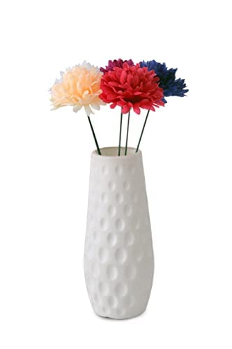 Buy White Colored Vase for Your Flowers, Home Decor,Real Flowers Home ...