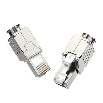 Amazon.com: Hnya Link RJ45 Cat6 FTP Field Termination Modular Plug ...