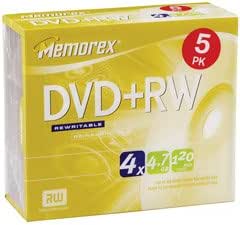 Amazon.com: Memorex 3202-5599 4X DVD+RW for Video : Electronics