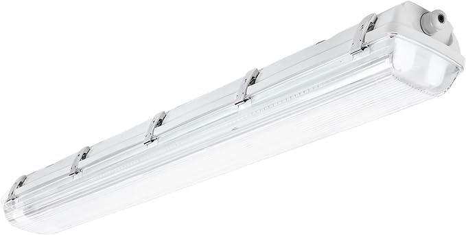 Buy LED WATER PROOF 4ft Double Tube Light Fixture,(PACK OF 1) 36 Watt ...