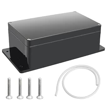 Electronic Project Box, IP65 Waterproof Dustproof ABS Plastic Junction ...