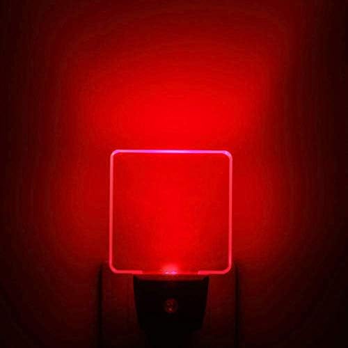 UL Listed 0.5W Plug in Red LED Night Light, Dusk to Dawn Sensor, 2 ...