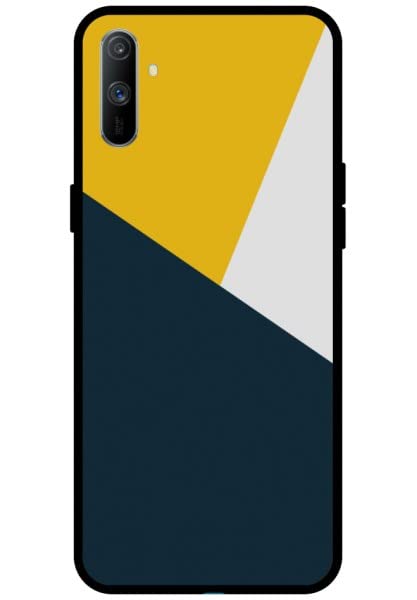 Bright Geometric Blocks Printed Flexible Silicone Rubber Back Cover ...