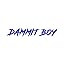 Amazon.com - Generic Cartat2s Dammit Boy Vinyl Decal Windshield 36X5 ...