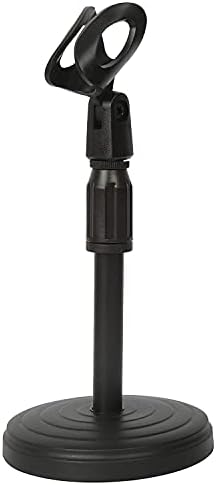 WON Heavy Base Adjustable Desktop Table top Mini Microphone Stand With ...