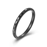 ・ブランド:Rockyu・製造元:Newcity・【多面カットなデザイン】本製品は非常に軽く（幅2.2ｍｍ、約2.68ｇ）、古典的でエレガントなデザイン、男性と女性の結婚指輪やギフト等にも最適です。表面は鏡面加工、菱面の型を採用しており、着...