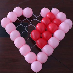 10x Balloon Grid Heart-Shaped Grid Can Be Placed In 38 Balloons Balloon ...