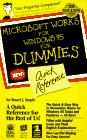 Microsoft Works for Windows for Dummies Quick Reference : Buy Online at ...