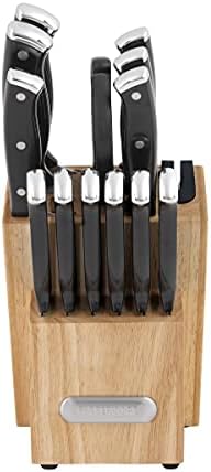 Amazon.com: Farberware Edgekeeper Triple Riveted Knife Block Set with ...