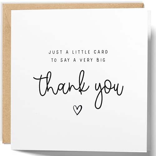 Thank You Card, Just little card to say a big thank you : Amazon.co.uk ...