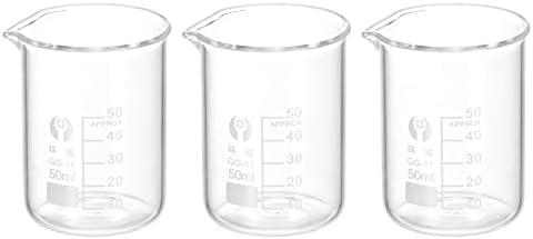 Amazon.com: PATIKIL 1000ml Low Form Glass Beaker, 2 Pack 3.3 Borosilicate Glass Graduated ...