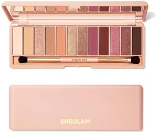 Amazon.com : SHEGLAM 12-Color Matte Eyeshadow Palette Satin Metallic ...