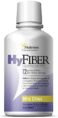 Amazon.com: Medtrition HyFiber Daily Liquid Fiber for Regularity and ...