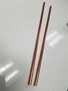 Amazon.com: 1/4" .25" Solid Copper Round Stock Bar Rod 12" 2 Pieces ...