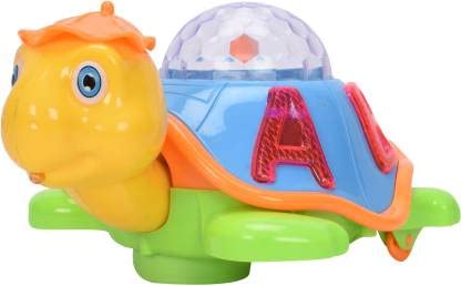 Buy DHYEY COLLECTION Musical Toy for Kids Happy Turtle Bump and Go ...