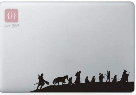 ISEE 360® Laptop Stickers TouchPad Vinyl Decal Colour Black (13 15.4 ...