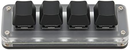 Amazon.co.jp: One Hand Programmable Keyboard, 4 Keys Mechanical Gaming ...