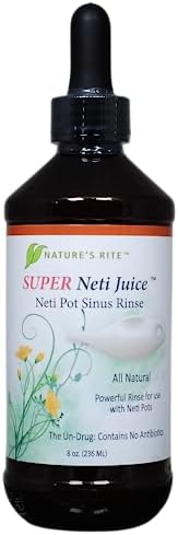 Amazon.com: Nature's Rite Super Neti Juice, Neti Pot Sinus Rinse ...