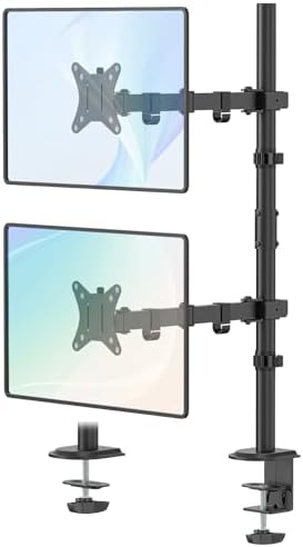 Amazon.com: WORLDLIFT Vertical Dual Monitor Stand - Monitor Desk Mount ...