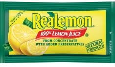 Amazon.com : ReaLemon Lemon Juice Packets - 4 gram (25 ct.) : Grocery ...