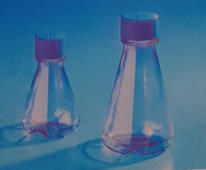 TARSONS-Sterile Erlenmeyer Cell Culture Flask baffled base, (PACK OF:24 ...