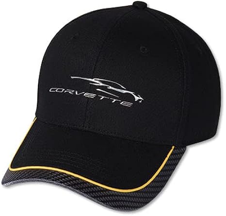 Amazon.com: C8 Corvette Next Generation Gesture Logo Hat - Black with ...