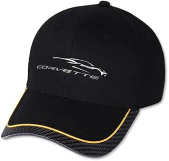 Amazon.com: C8 Corvette Next Generation Gesture Logo Hat - Black with ...