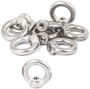 Amazon.com: 10 PCS 304 Stainless Steel M5 Thread Dia Ring Shape Eyed ...